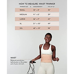 Sweet Sweat Toned Waist Trimmer for Women and Men | Premium Waist Trainer Belt to 'Tone' Your Stomach Area (Stone, Small)