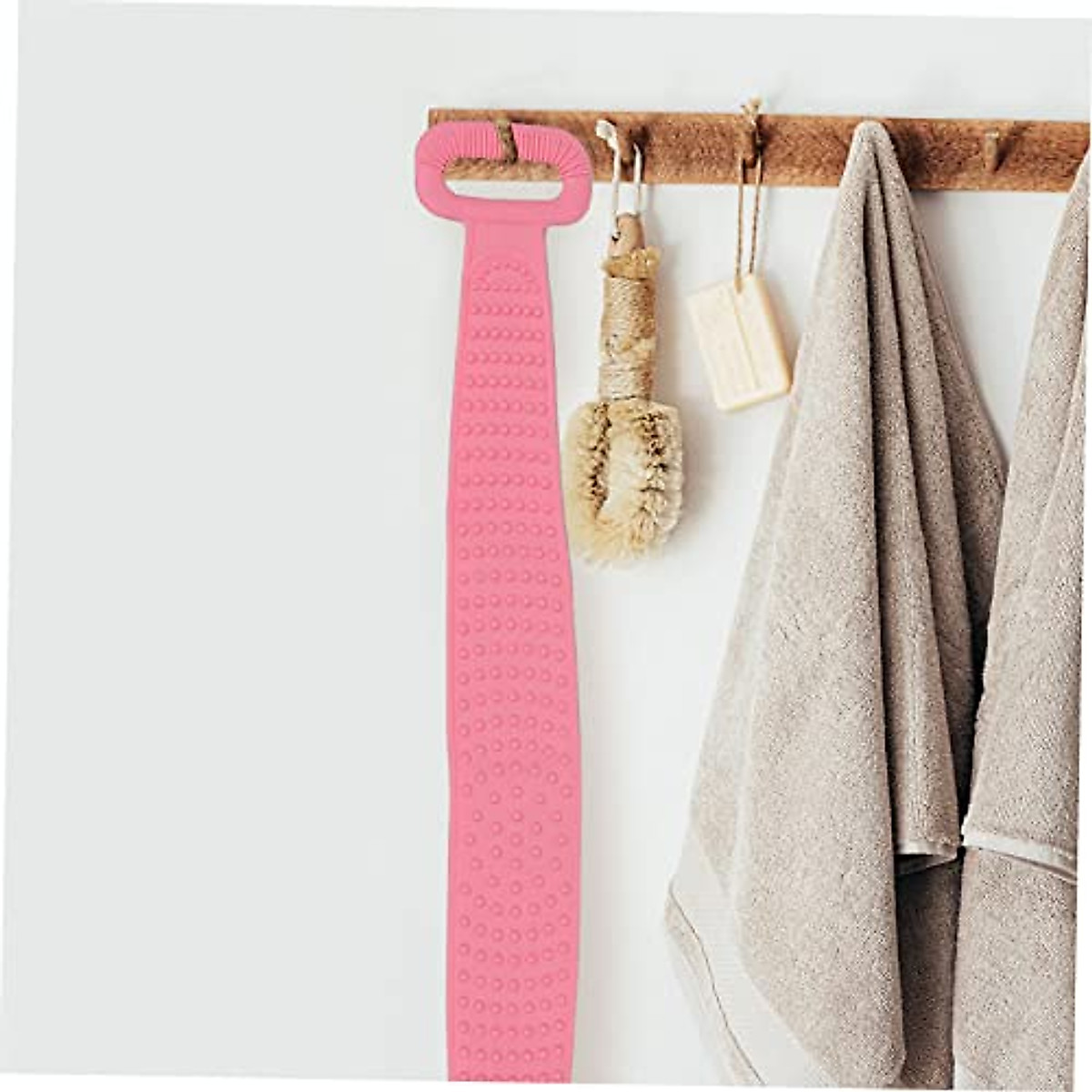 Alipis 3 Pcs Silicone Bath Towel Body Towel Bath Sponge Spa Towels Back Body Scrubber Cleaning Towels Body Scrub Sponge Silicone Exfoliating Brush Shower Towel Shower Brush Accessories