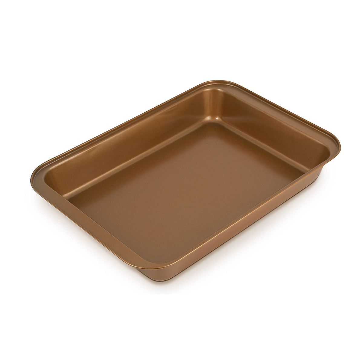 Eternal Living Copper Nonstick Bakeware Set (Heart Cake Pan and Cookie Sheet, 2 Piece)
