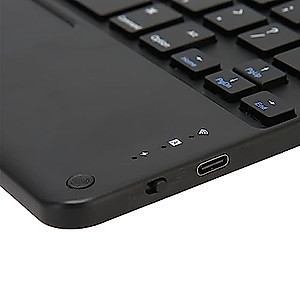 fannay Tablet PC, 10.1 Inch 2-in-1 Tablet Fast Charge 8GB 256GB 8 Core CPU 100‑240V for Android 12 for Entertainment Clear Dual Speakers with Keyboard (US Plug)