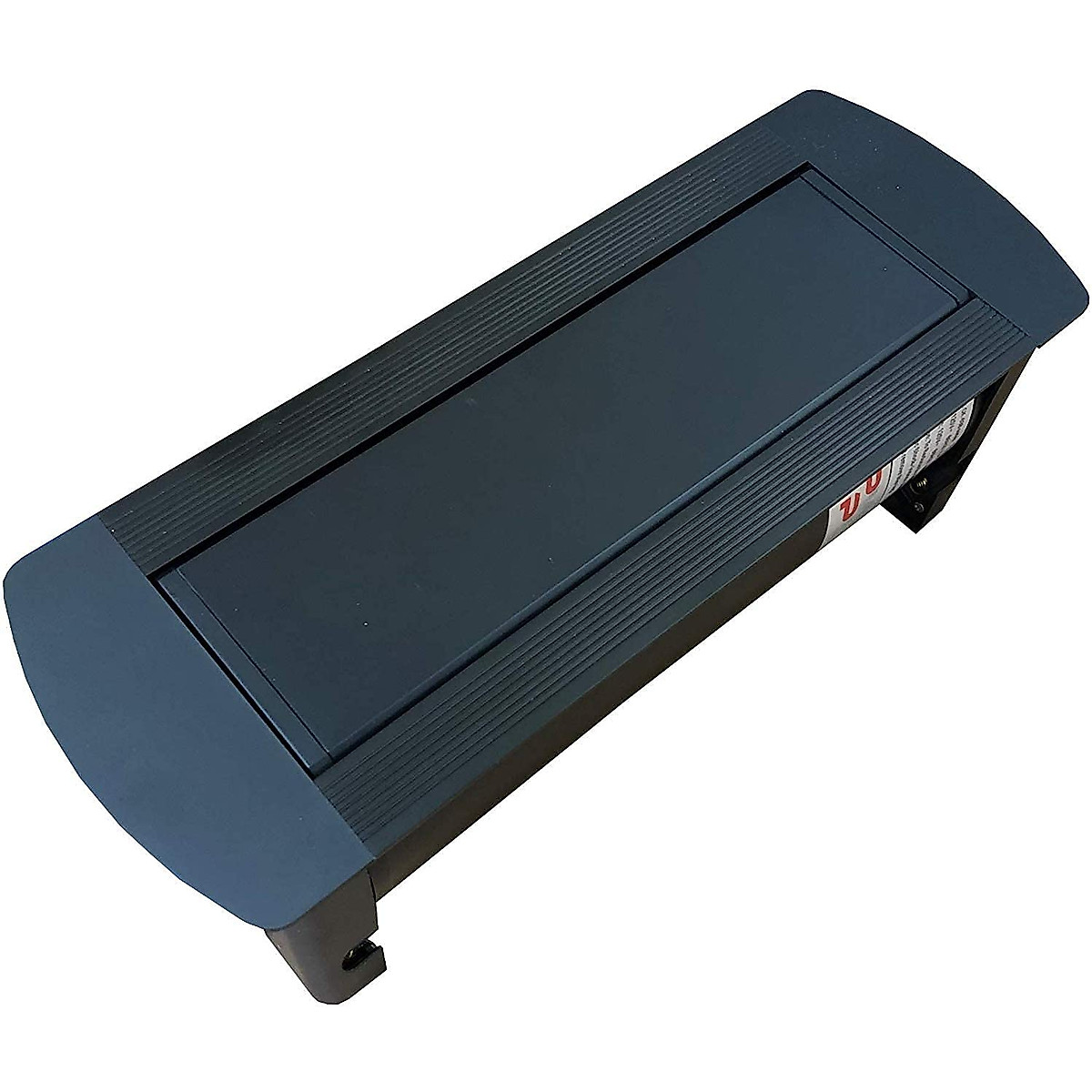 Impecgear Power Plug in-Desk Power Center Table Top Grommet Furniture Power Data Center/2 CAT6/1 HDMI/1 USB/1 Type-C/2 AC Power/1 USB Pass Thru (DC101_Solid Black)