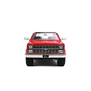 Jada Toys Just Trucks 1:24 1980 Chevy Blazer with Rack Die-cast Car Red, Toys for Kids and Adults
