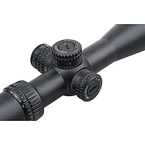 Vector Optics Veyron 4-16x44mm, 1/10 MIL, 30mm Tube, Red Illuminated First Focal Plane (FFP) Ultra Short Riflescope