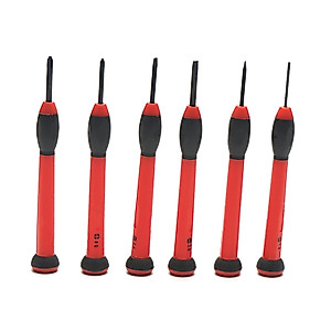 6Pcs/set Eyewear Mobile Phone Electronic Repair Tools Magnetic Screwdriver Set Screwdriver Set Magnetic Screwdriver Bit Sets For Computers Electronics Glasses