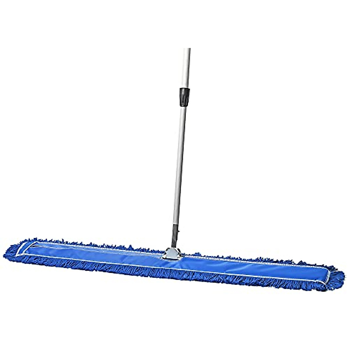 Tidy Tools Commercial Dust Mop & Floor Sweeper, 48 in. Dust Mop for Hardwood Floors, Reusable Dust Mop Head, Extendable Mop Handle, Industrial Dry Mop for Floor Cleaning & Janitorial Supplies, Blue