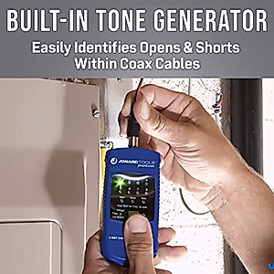 Jonard Tools CM-8 Coax Cable Mapper 8 Way and Toner Kit, For Testing Cables Up to 4,000' Long