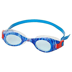 Speedo Kids Swim Goggles Triple Goggle Pack ~ Fun Prints (Blue, Blue Stripes, Lime Green)