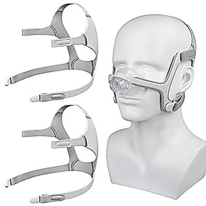 2PCS Headgear Compatible with Resmed AirFit N20 Headgear, Headgear Supplies Compatible with AirFit N20 Headgear Strap Accessories,Package Included 2PCS Headgear Straps and 4PCS Clips