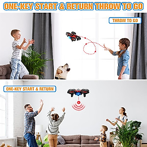 Drones for Kids,JEJAER Mini Drone - Kids Drone with 3D Flip, Auto Hovering,Rc Drone for Kids 8-12 with Headless Mode