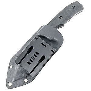 S.S. Fixed Knives Hunt-Down 10'' Stainless Steel Blade Full Tang Hunting Survival Fixed Blade Knife With Black Sheath