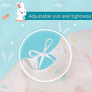 Little Dimsum 2 Pcs Baby Food Bibs Short Sleeves Feeding Bibs Waterproof Baby Bibs 6-48 Months Toddler Bibs Apron Smock with Top Pocket Bag for Babies/Toddlers/Infants