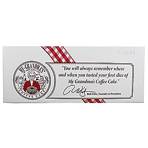 My Grandma's New England Blueberry Coffee Cake - Moist and Flavorful Coffee Cake - Maple Sweetened Cake for Special Occasions - 1.75 Pound (My Grandma's Blueberry Coffee Cake)