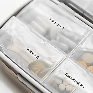 Phomemo D30 Label Maker Machine with 4 Tapes - Black on Clear, White Tape, Mini Bluetooth Label Printer, Portable Smart Phone Handheld Sticker Mini Labeler Inkless Rechargeable, BPA-Free