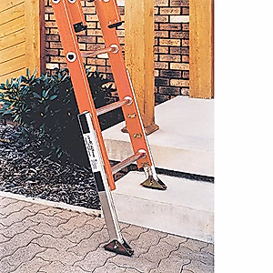 Werner PK80-2 Master Pk80 Automatic Ladder Leveler with Safety Shoes, Aluminum, 1 Pc, Silver