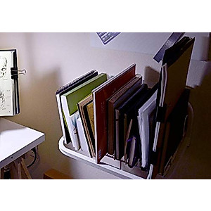 Dryden Art and Canvas Keeper - Small Table Model with Wall Mount for Storage, Organization and Transport of Canvases, Frames, and Panels - Small - 15x19x8.75"