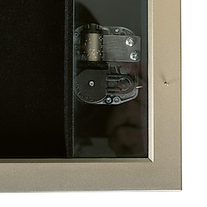 Cottage Garden 60th Anniversary Celebrate Love Champagne Silver Rope Trim Music Box Plays Unchained Melody