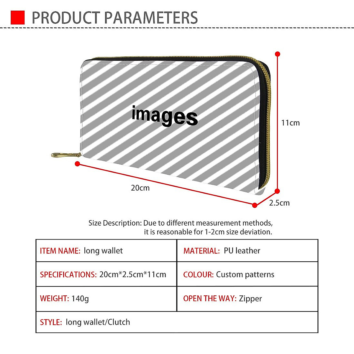 Coloranimal Long Pu Leather Wallet Women Ladies Cute Animal Sloth Clutch Bag GIft Shopping Credit Cards Coins Holder Organizer (Follow Your Dream)