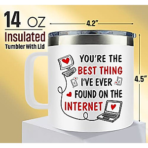 Valentines Day Gifts for Her, Valentines Day Gifts for Girlfriend, Wife - Anniversary, Birthday Gifts for Her - Girlfriend Gifts Ideas, Gifts for Wife from Husband, Wife Gifts from Husband Mug 14 Oz