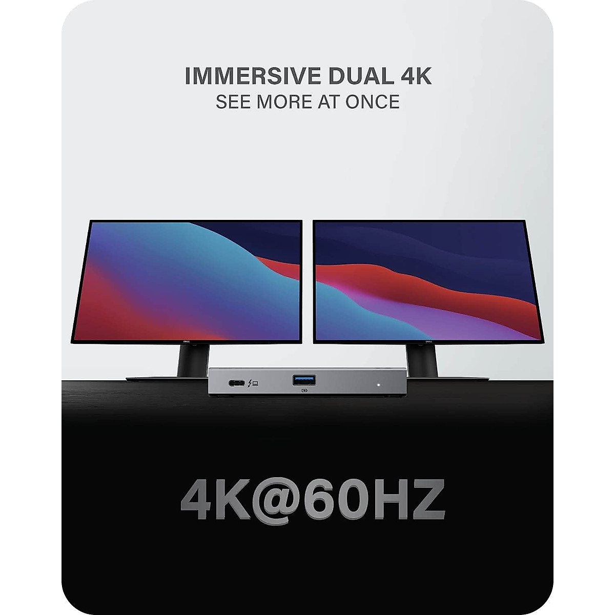 Alogic TB4H3TB Thunderbolt 4 Blaze Dock Compact Hubtriplethunderbolt Output