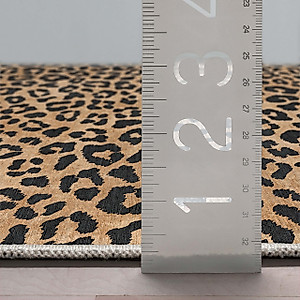 Well Woven Apollo Flatwoven Leopard Print Brown 5' x 7' Area Rug