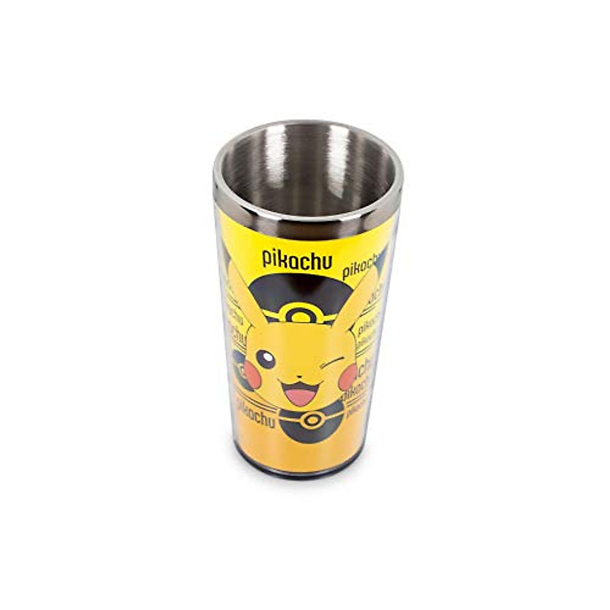 Pokemon Pikachu Travel Mug With Stainless Steel Lid, 16 Ounces