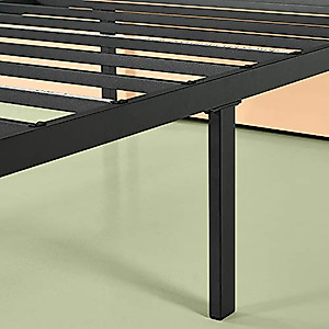 Zinus Kenn Canopy Bed Frame with Desk for students, Twin