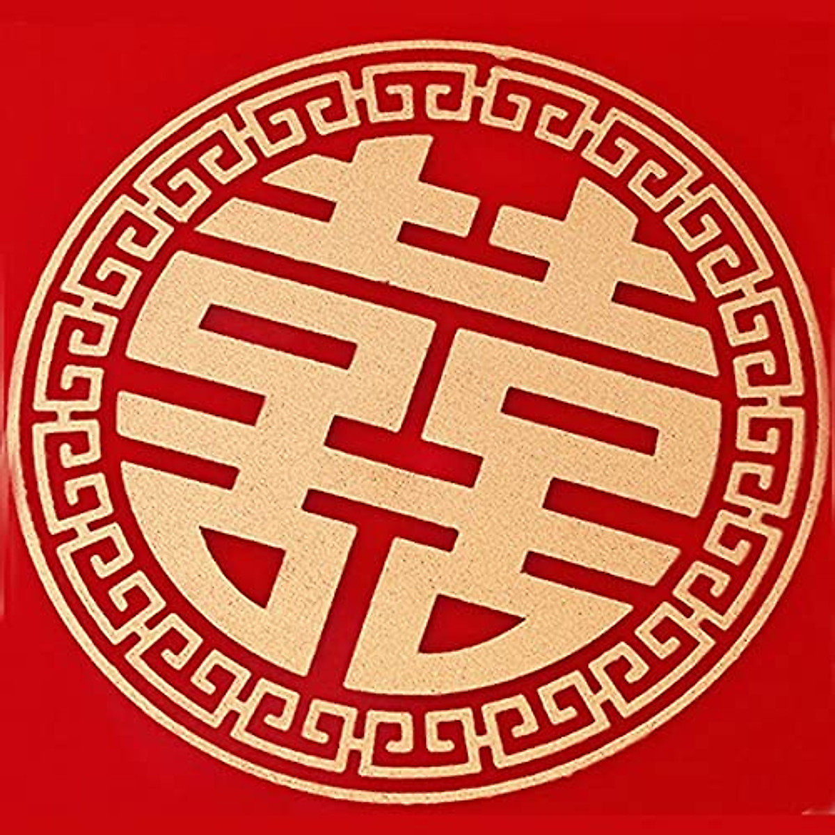 ygqzm Chinese Traditional Red Xi Tray Tea Tray Wedding Toast Tray Snack Tray Fruit Tray Wedding Banquet Festive Supplies (Color : D, Size : 27cm)