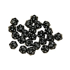 Learning Advantage 7334 20-Sided Polyhedra Dice (Pack of 24)