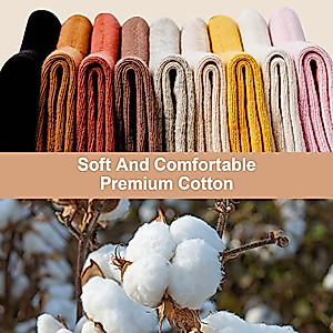 J-BOX Above Ankle Crew Socks For Womens, Thin Soft Comfort Breathable Dress Socks for Business, Casual, Cotton