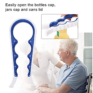 Multiple Size 4 in 1 Bottle Cap Opener, Mini portable Jar Can Lid Gripper, Non-slip Durable Bottle Opener