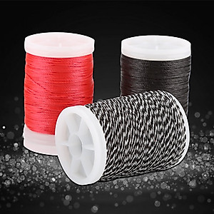 Bow String Serving Thread,120m Durable Nylon String Serving Thread for Bowstring Archery Supplies (Black)