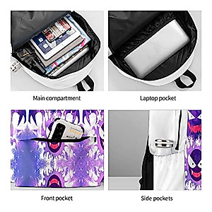 Cute Backpack School Shoulder Bag Laptop Bag Backpack for Teen Boys, Anime Backpack Casual Daypack for Travel