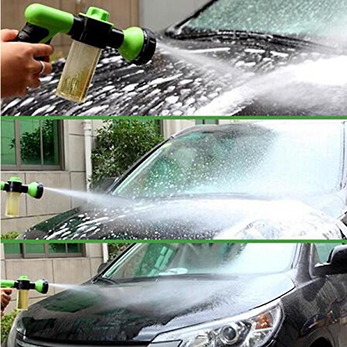 Yosoo Multifunction Auto Car Foam Water Gun High Pressure Car Wash Water Gun Car Washer Sprayer Nozzle Bubble Garden Sprayer