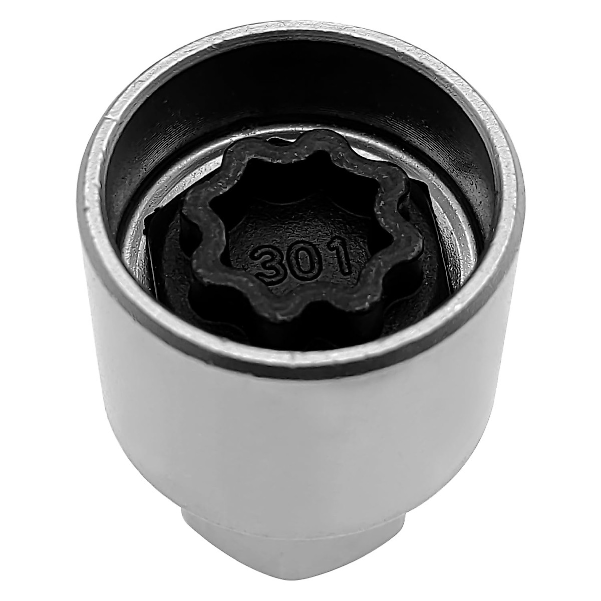 ZKTOOL 301 Anti-Theft Screws Removal and Install Socket Sleeve for Mercedes Benz,Wheel Lock Removal Kit Wheel Lock Key Lock Nut Removal Tool.