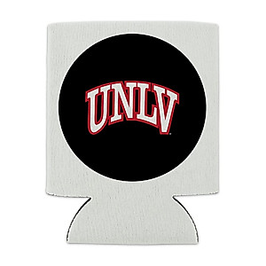 University of Nevada, Las Vegas Secondary Logo Can Cooler - Drink Sleeve Hugger Collapsible Insulator - Beverage Insulated Holder