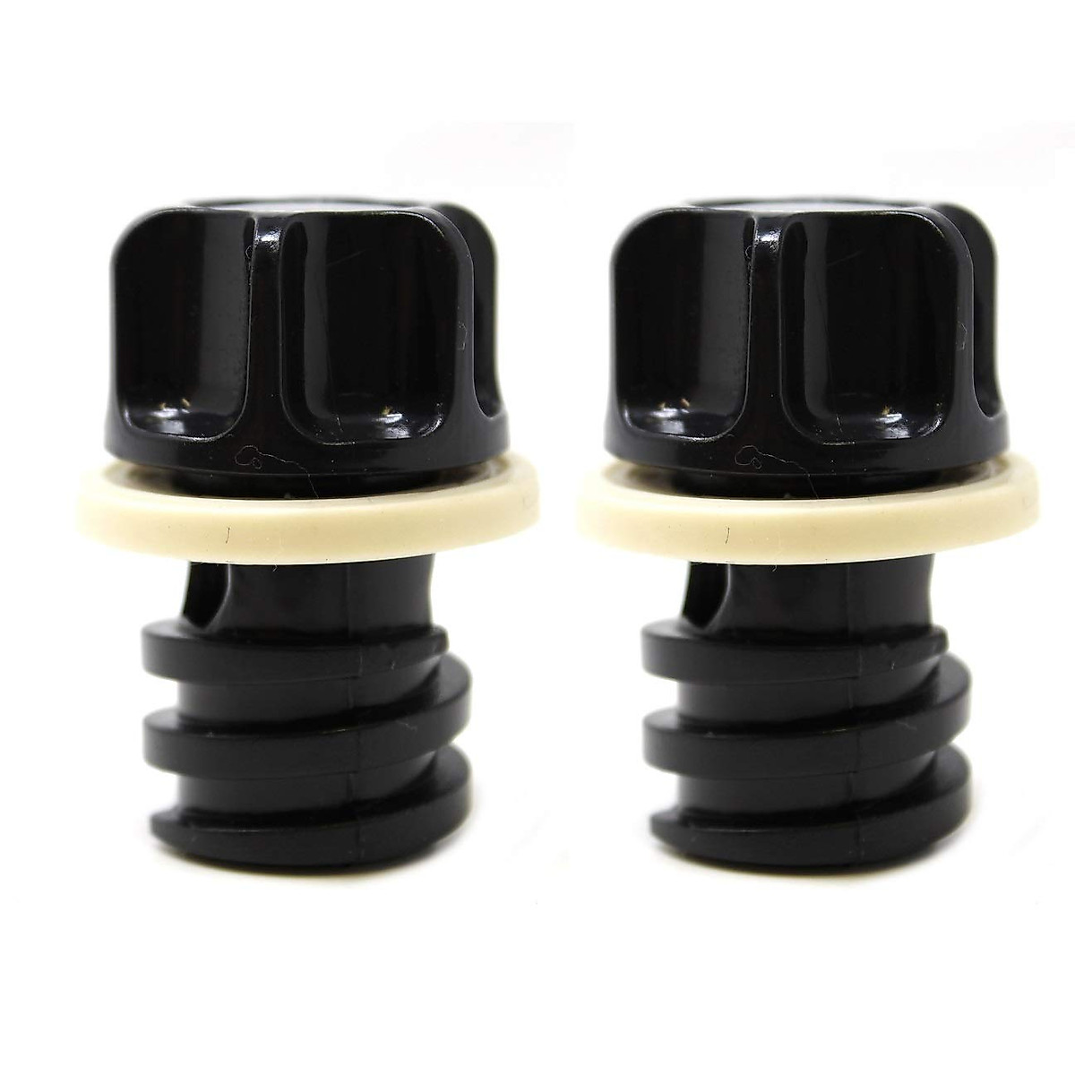 JSP Manufacturing Cooler Drain Plug & Gasket Assembly Compatible with Yeti, RTIC, ORCA, OVO, Bird Dog Coolers 70QT 110QT (2 Drain Plugs)