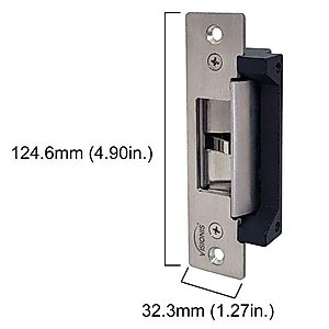 Zemgo FPC-8419 Smart Mobile WiFi Controller for Access Control with Android + Apple App, Web Browser + Smartphone Remote Viewing, 770lbs Electric Door Strike Fail Safe Fail Secure + Power Supply