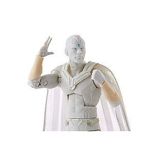Avengers Hasbro Marvel Legends Series 6-inch Action Figure Toy Vision, Premium Design and 2 Accessories, for Ages 4 and Up , White