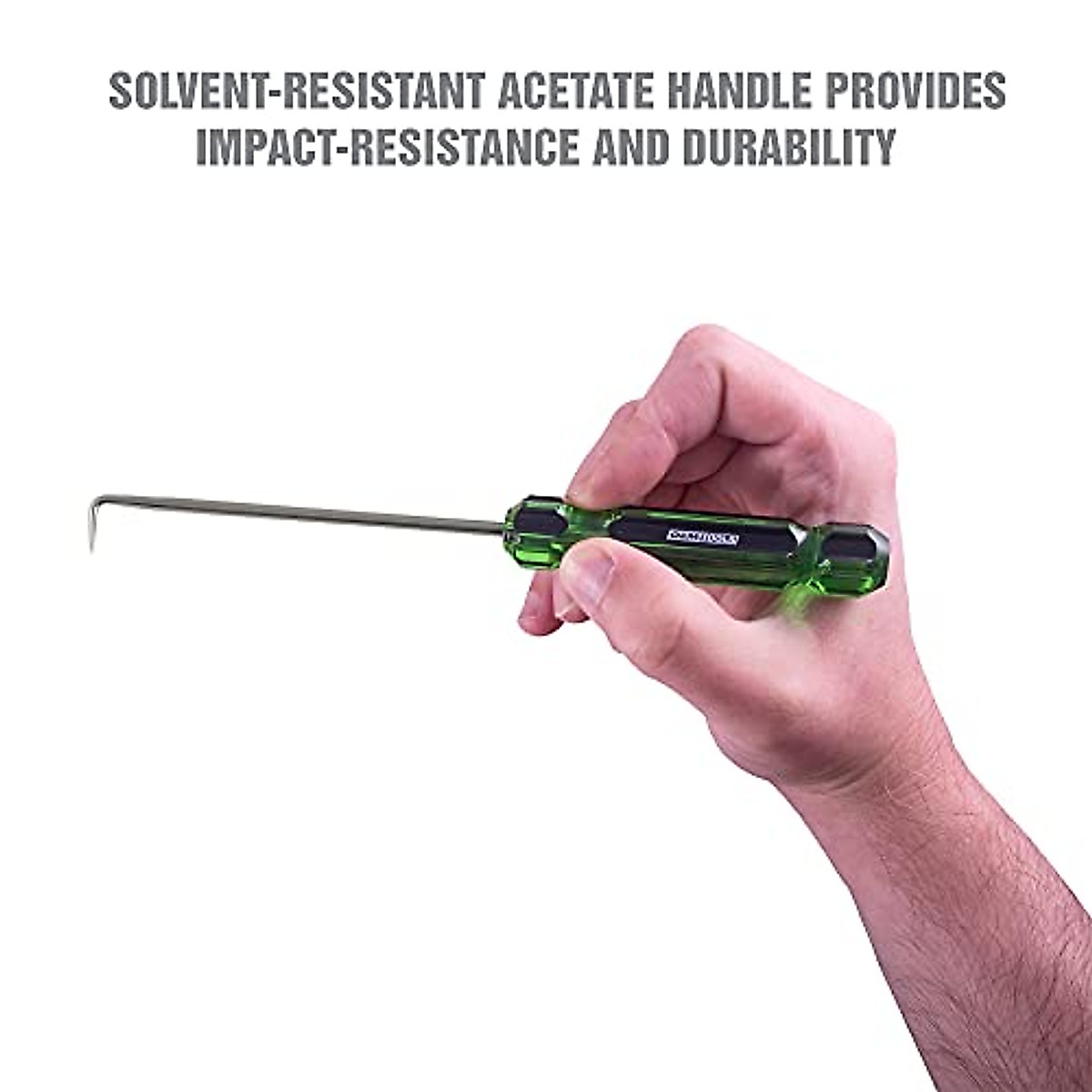 OEMTOOLS 26545 6 Piece Hook And Pick Set With Acetate Handle, Hook Tool And Pick Tool, Vehicle Pick And Hook Set, Pick Tool Set For Mechanics