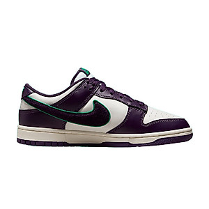 Nike Men's Dunk Low Retro Chenille Swoosh Sail/Grand Purple (DQ7683 100) - 9
