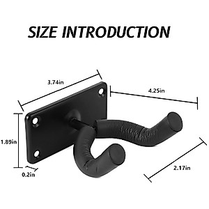 AODSK Acoustic Guitar Beginner Full Size 41 Inch Guitar+ Guitar Wall Mount 2 Pack