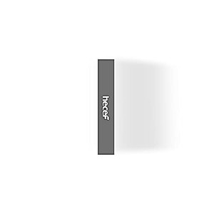 hecef Gradient Black Kitchen Knife Set of 5, Chef Knife Set with Satin Finished Blade & Hollow Handle & Protective Sheaths, Includes Chef, Santoku, Bread, Utility & Paring Knife