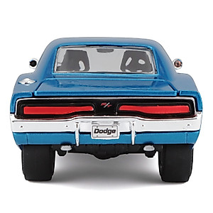 1969 Dodge Charger R/T Blue 1:25 Diecast Model Car
