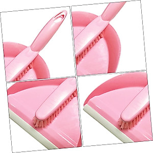 Outanaya 2pcs Mini Broom Dustpan Set Mini Brush Mini Dust Pan Recorder Bags Small Dustpan Brush Mini Dust Broom Household Brooms Cleaning Tools Bed Broom Keyboard Cleaning Tool Plastic