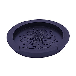 Guitar Soundhole Cover, 4 inch Sound hole Rubber Cover for Acoustic Guitar (Brown)