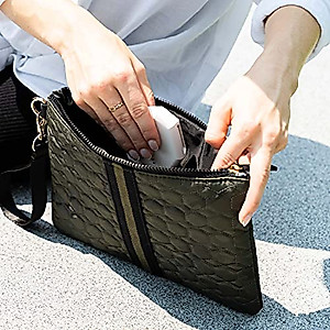 FLYTE Emma Bag | Travel Quilted Clutch | Camo