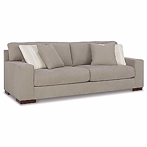 Signature Design by Ashley Maggie Contemporary Sofa for Living Room, Light Brown