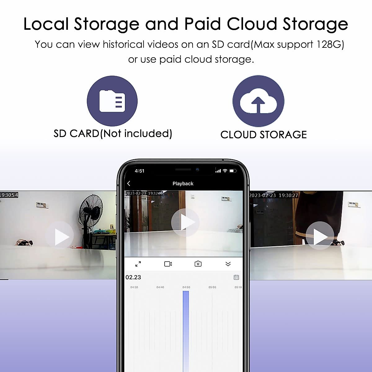 Hidden Camera Detector 1080P WiFi Security Nanny Cam with Motion Detection, 1080P Clock for Home Office