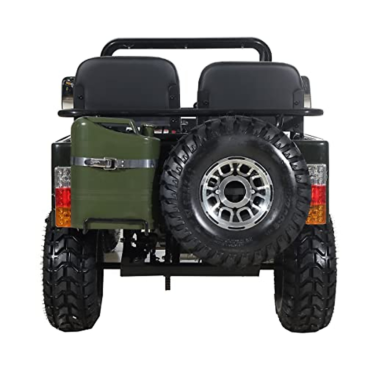 X-PRO 125cc Go Kart with 3-Speed Semi-Automatic Transmission w/Reverse, Big 18" Aluminium Rim Wheels! (Black)