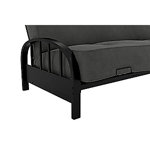 DHP Aiden Metal Futon Frame, Black Large